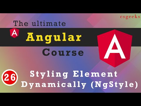 Learn Angular 9 Tutorial 26 Styling Elements Dynamically with ngStyle - Mind Luster