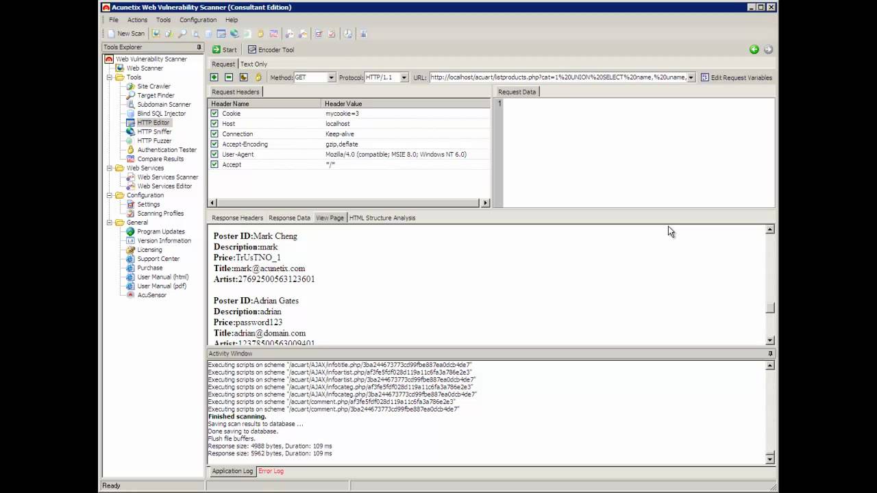 SQL Injection tutorial