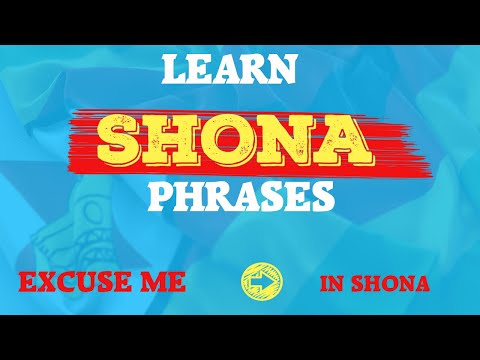 Learn Shona : How to say "Excuse me" in Shona  [native speaker]