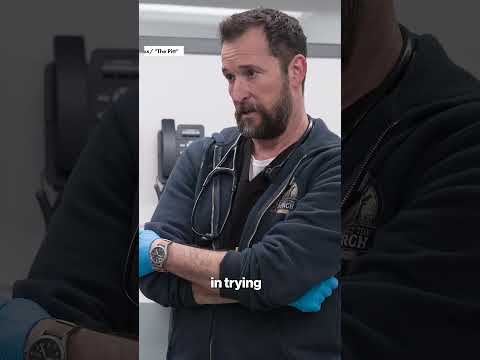 'The Pitt' Star Noah Wyle Says Robby's & Collins' Relationship Is "Extremely Complex" #shorts