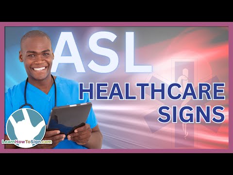 Health Care Signs in ASL | Medical Signs | Public Services Pt. 4