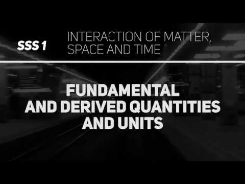 Fundamental and Derived Quantities and Units