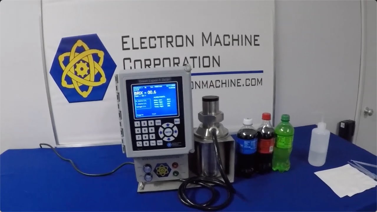 Demonstration of Measuring °Brix in Soft Drinks (Soda) with an Inline Process Refractometer