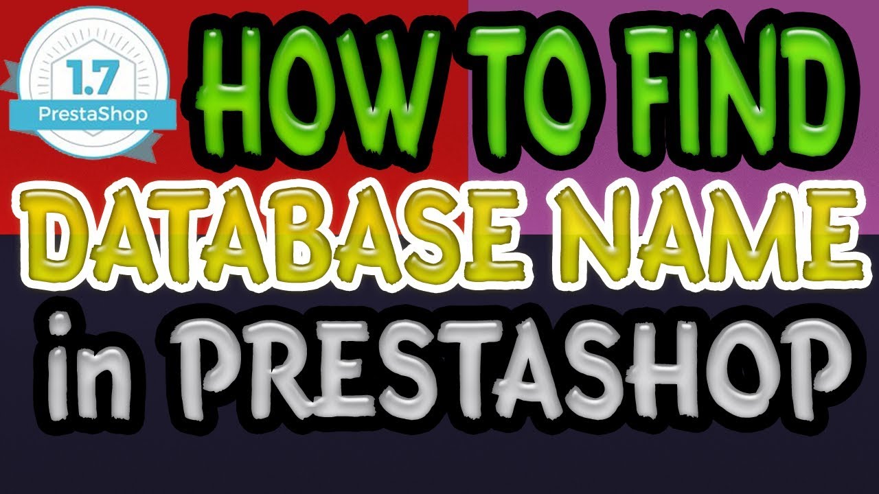 TIPS & TRICKS for PRESTASHOP 1.7: How To Find Database Name In Prestashop 1.7