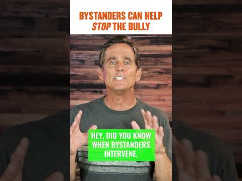Being bullied? The Basics 1.4 - A bystander can help end the bullying within 10 seconds.