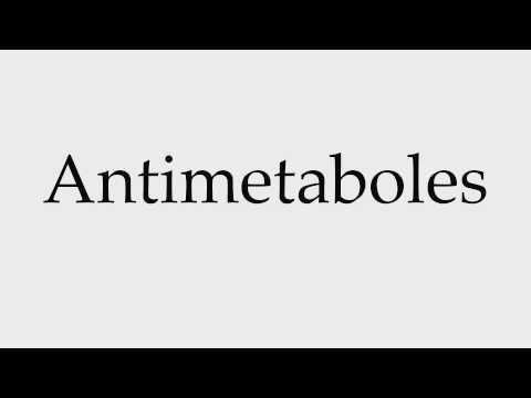 How to Pronounce Antimetaboles