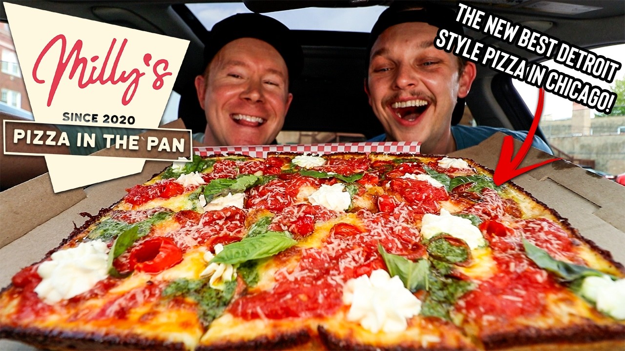 The Best Detroit Style Pizza In Chicago | Milly's Pizza In The Pan