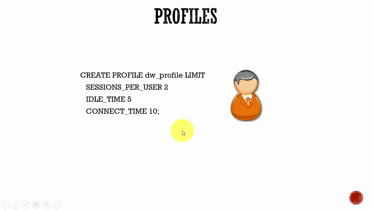 075 Oracle DBA Complete Tutorial - User Profiles