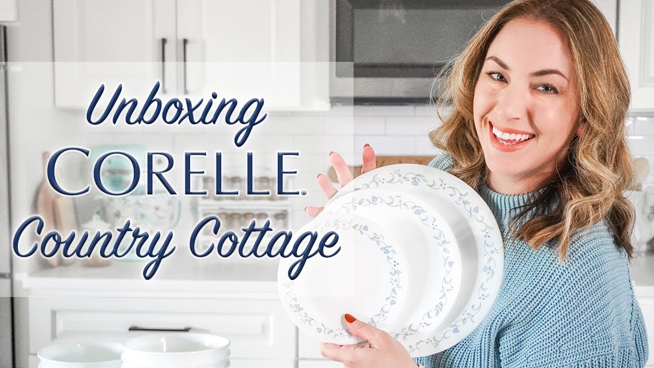 Unbox & Organize With Me | Corelle COUNTRY COTTAGE Dishware Collection!