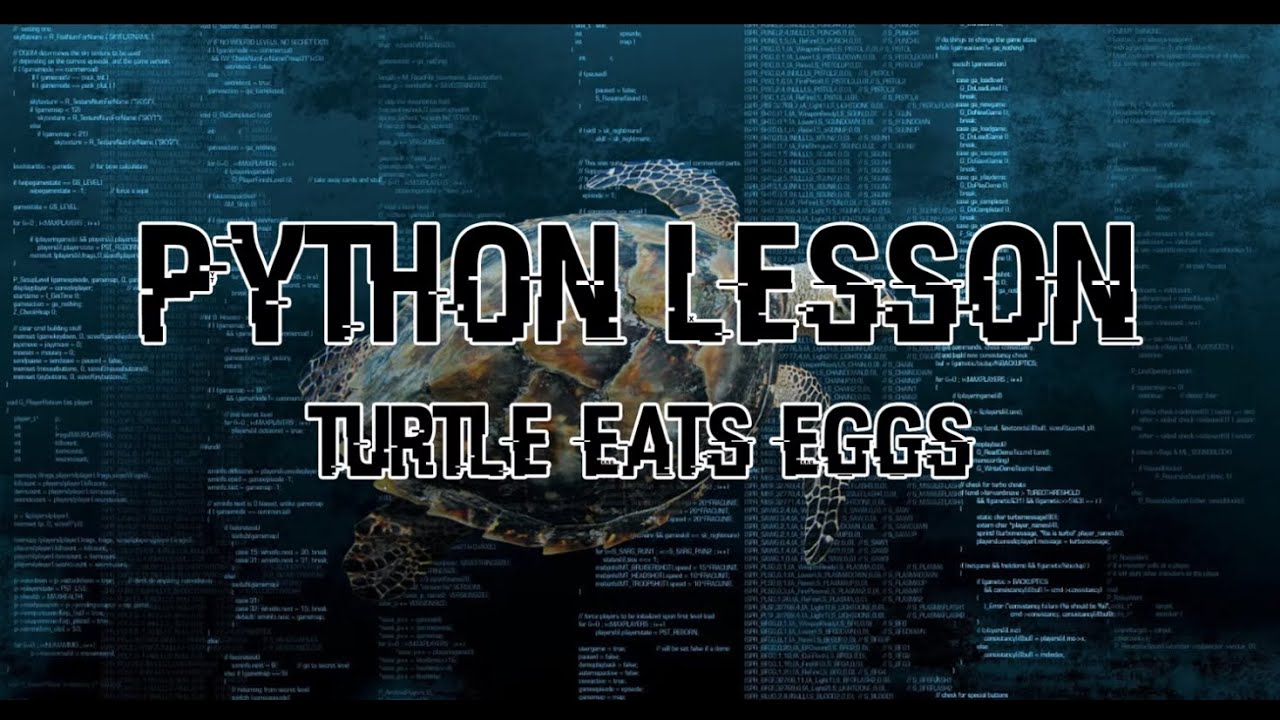 How to make a game in Python using Turtle | Python Tutorial