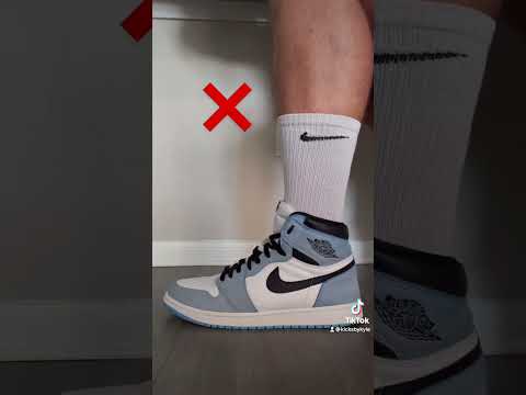 How to wear socks with Jordan 1s #trending #foryou #fyp #shorts #viral #fypã‚· #foryoupage #sneakers