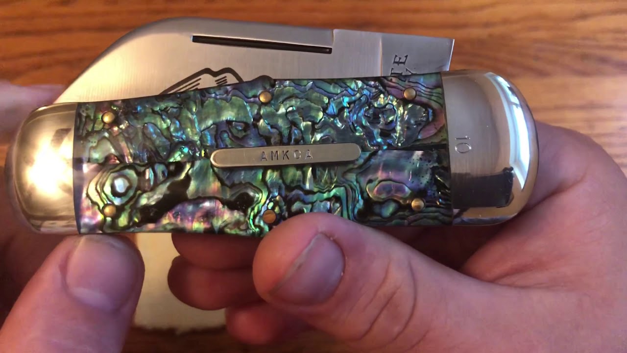 Knife Talk: Abalone as a handle material, Queen and Great Eastern Cutlery GEC