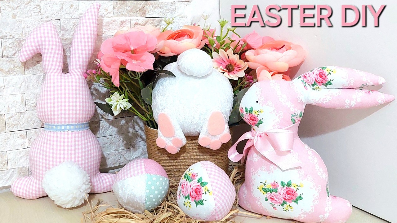 DIY Spring & Easter  Craft Ideas 🐰 Easy Sewing Projects✨ Bunny Decoration