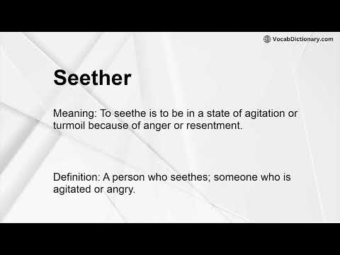 Seether Meaning
