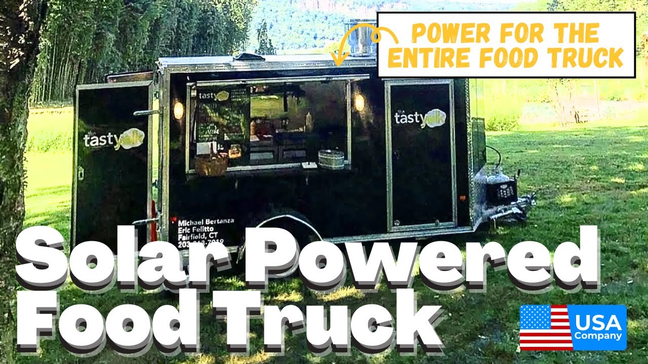 Solar Powered Food Truck: The Tasty Yolk🍳