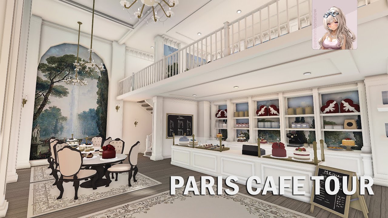 Paris Cafe Build Tour | Renovating my Bloxburg Grandeur Gourmet