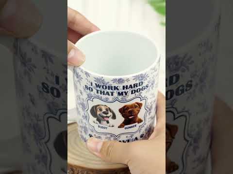 Enjoy This Funny White Edge-to-Edge Mug With Your Dog! #gifts #giftideas #doglover #edgetoedgemug