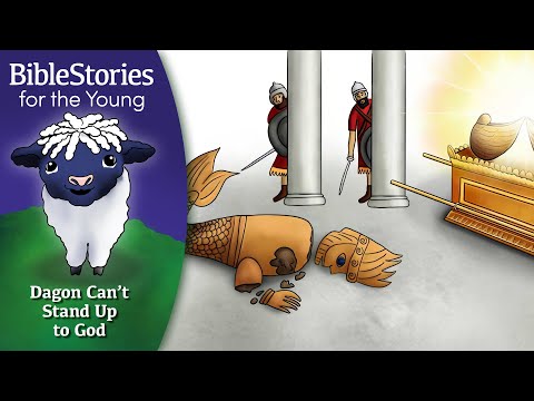 Day 80 Dagon: Can't Stand Up to God ~ Daily Bible Stories for Children & Learners