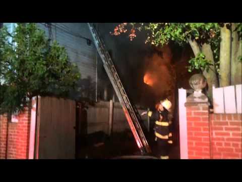 College Point Queens - Explosions - Raw Video 2nd Alarm Box 4564 -10/18/14