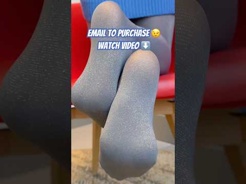 Glittery Nylons Soles! Pantyhose Stockings Hosiery Tights Review Feet Toes Legs Model