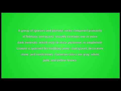Granite Meaning 2