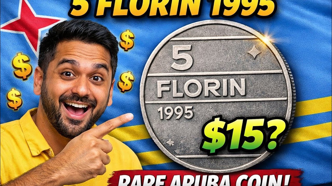 5 Florin 1995 Aruba Coin Value 💰 Rare Caribbean Coin Worth $15?