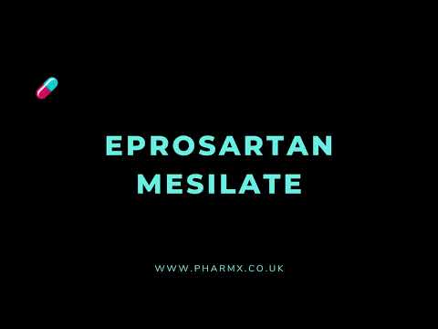 How to pronounce Eprosartan mesilate