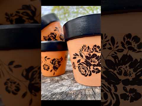 How to apply Redesign with Prima’s H2O Transfers | DIY Terra Cotta Pot Upcycle