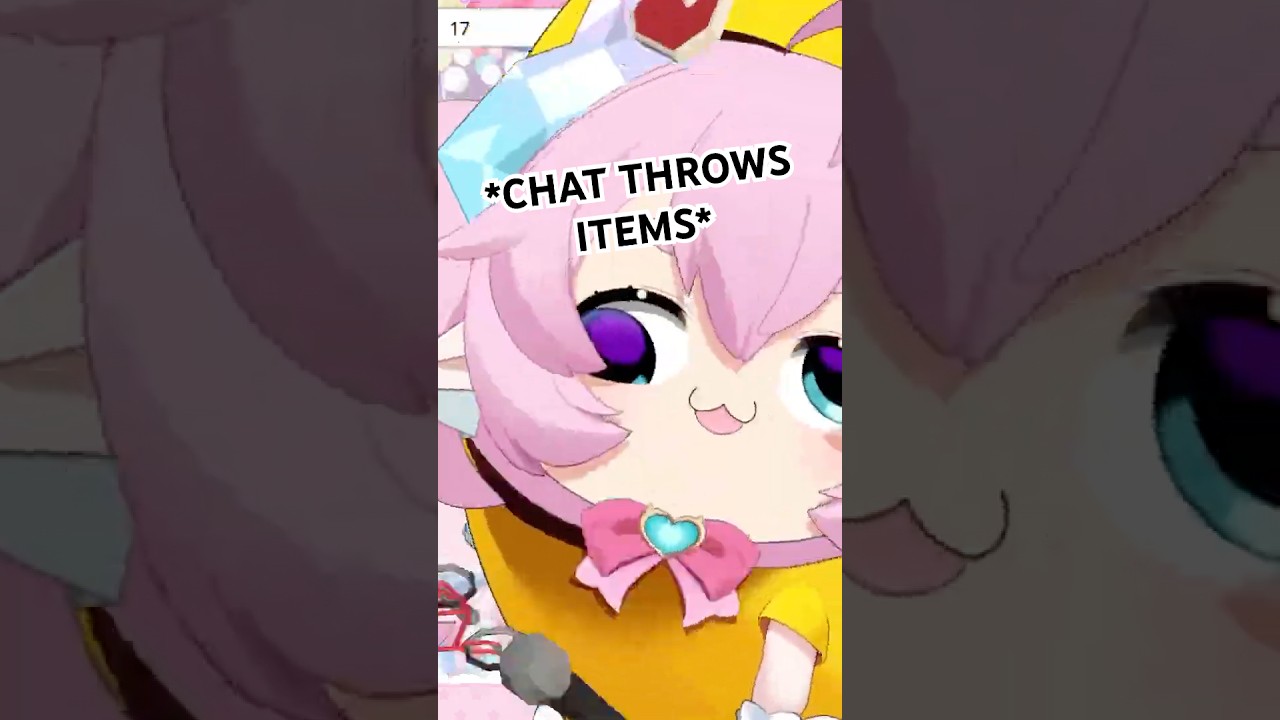 Chibi's chat throws items at her... (GONE WRONG) #shorts #chibidoki #vtuber