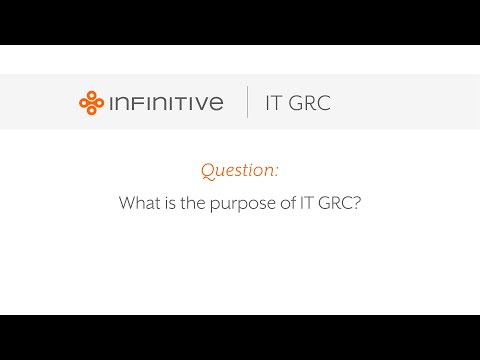 What is the purpose of IT GRC?
