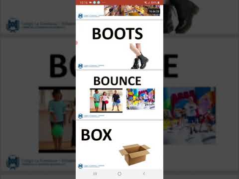 Pre A1 Starters: Words starting with B (part 2)