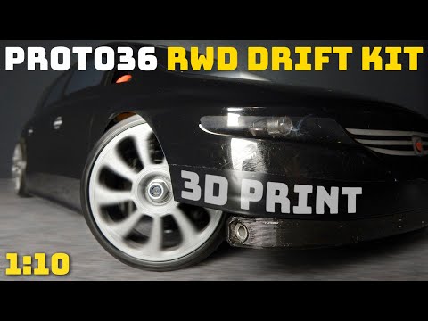 RWD DRIFT KIT for PROTO36 RC Car Chassis by CET3D - Thingiverse
