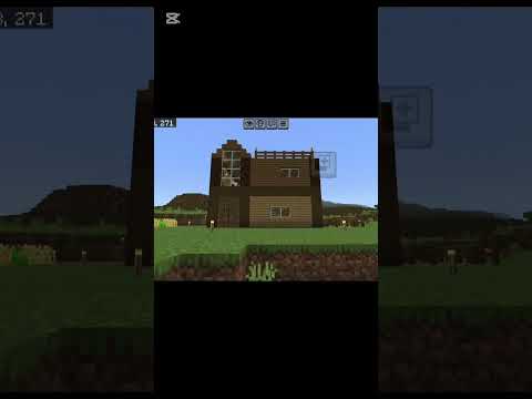 Minecraft house with dragon World