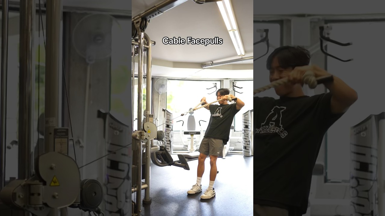How to do Cable Facepulls Correctly