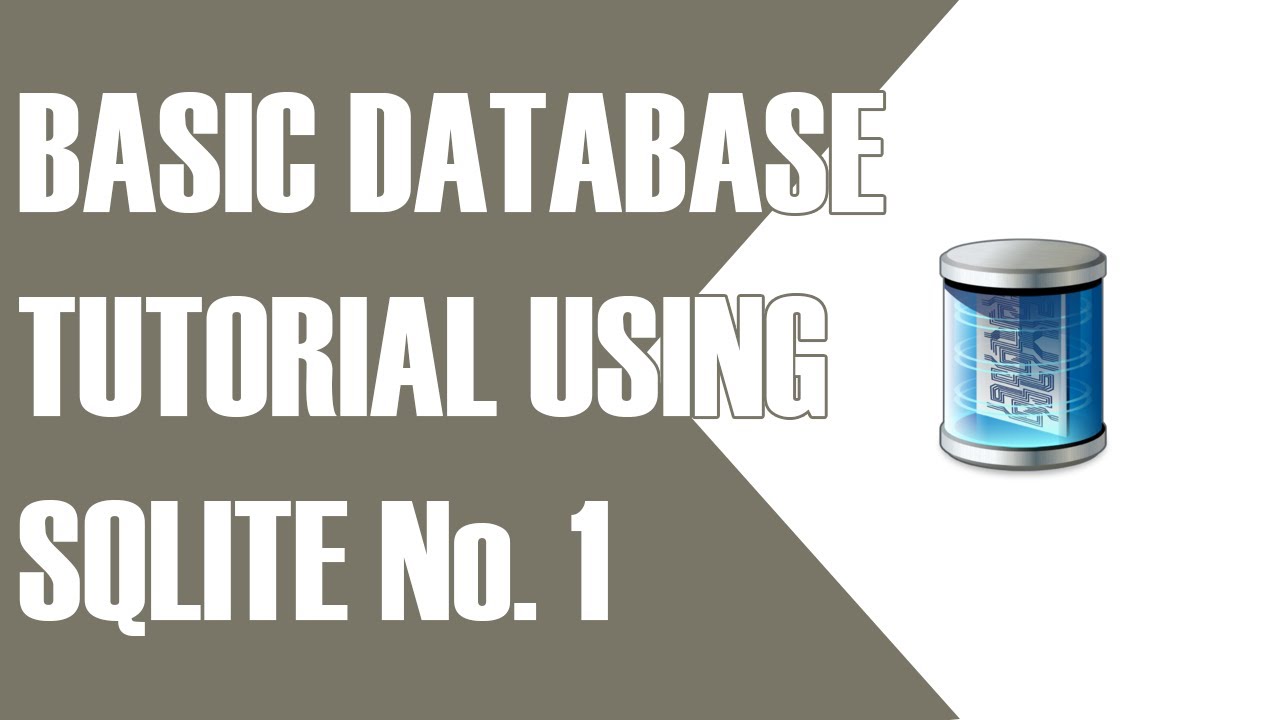 DATABASE TUTORIAL, CREATE, UPDATE, DELETE, SEARCH, USING SQLITE