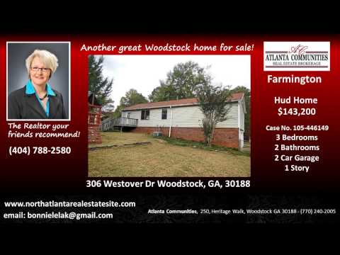 Cherokee County  HUD Homes for Sale  (404) 788-2580  Farmington Hud Home for Sale Woodstock GA
