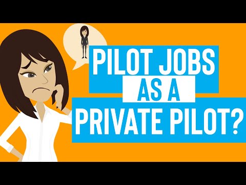 Pilot Training : What jobs can I have after Private Pilot License (PPL)