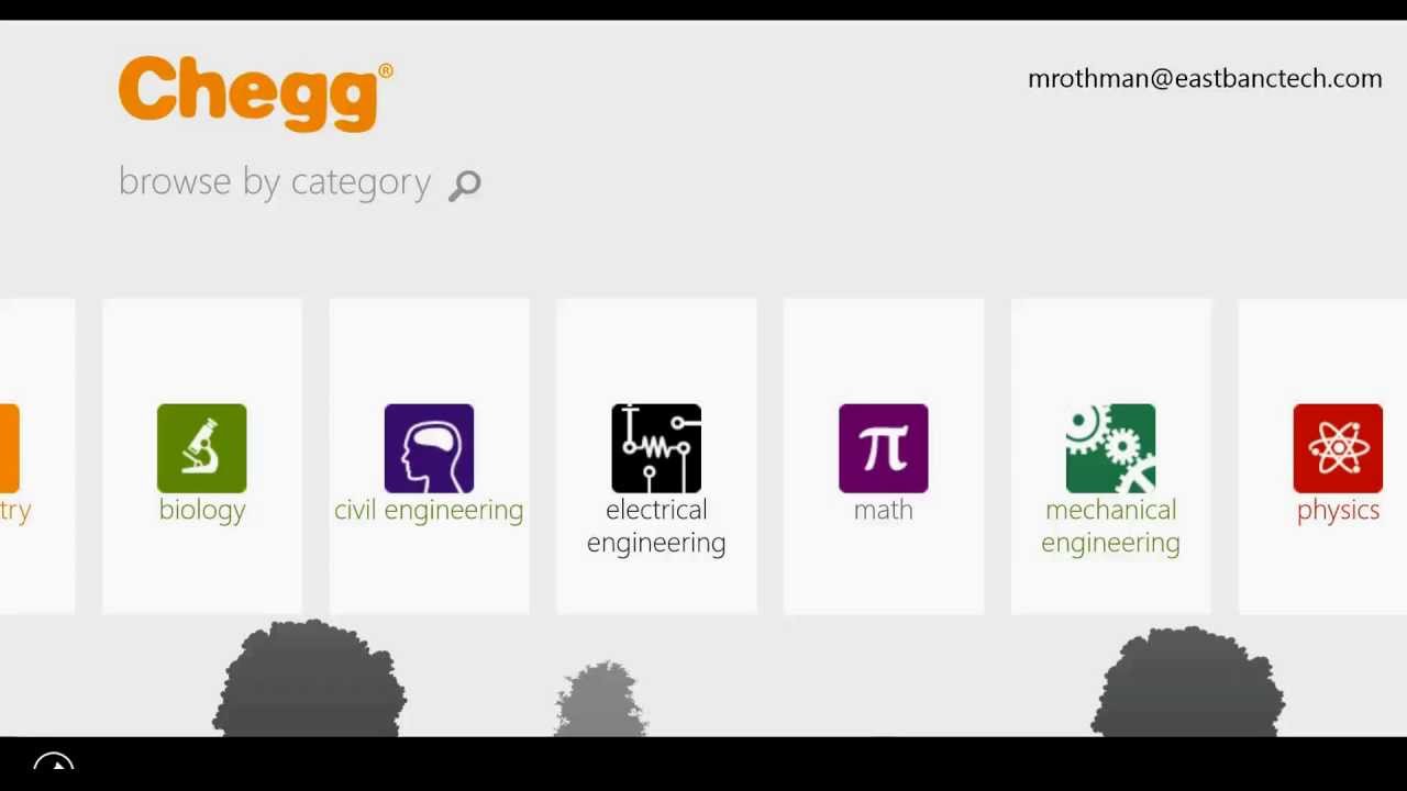 Chegg Textbook Solutions Windows 8 App Demo