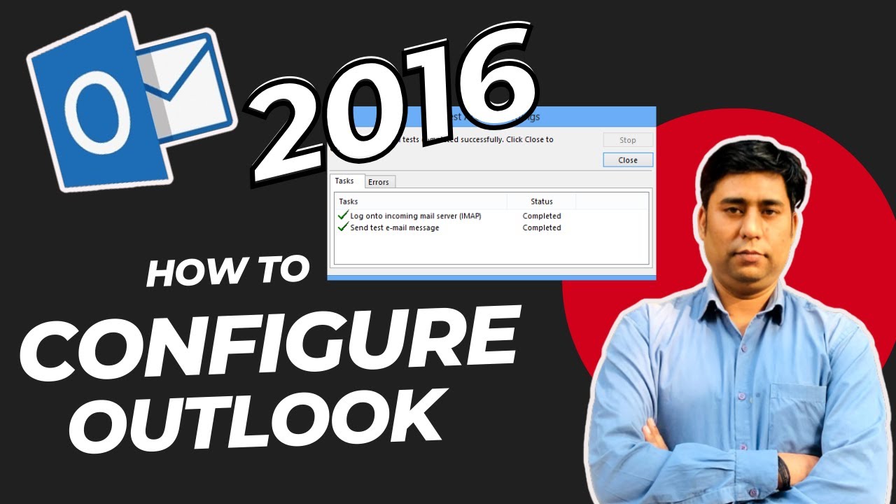 How to Configure Gmail in Outlook 2016 | Step-by-Step IMAP Setup & App Password Guide
