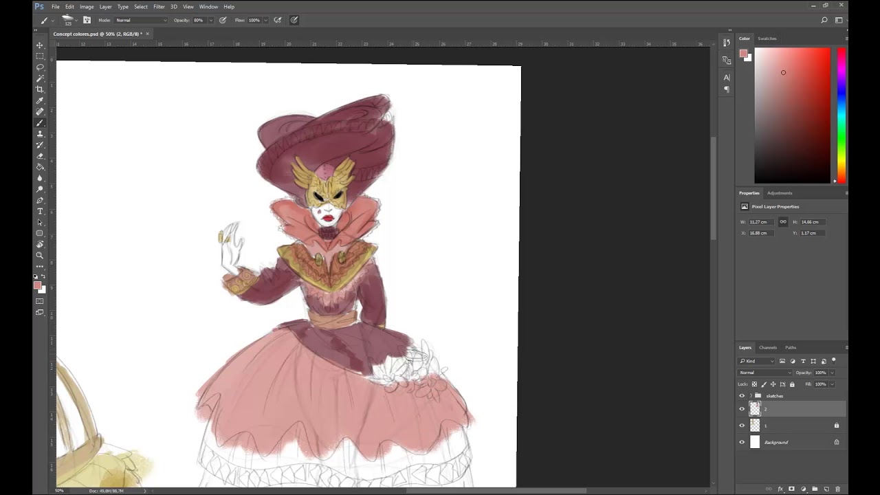 06/10 Conceptos de color — Diseño de personajes: Ilustra disfraces de Carnaval_ESP