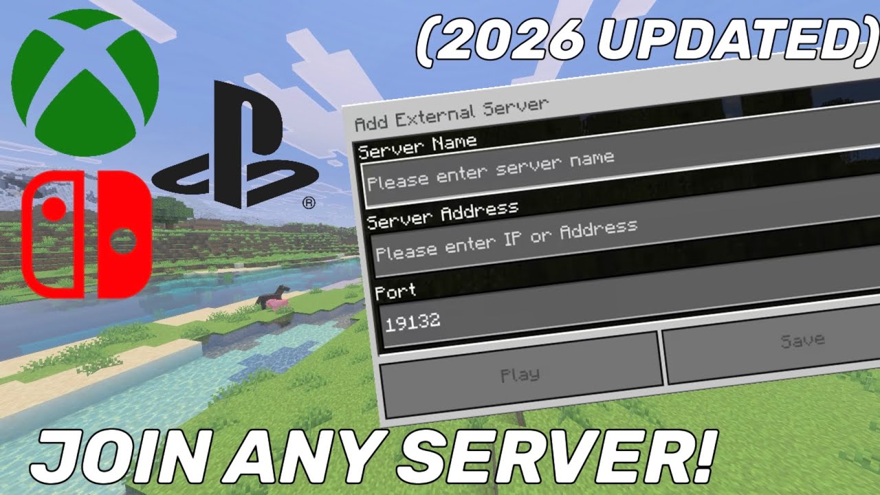How to Join ANY Server on Minecraft PS5/PS4/XBOX/Switch (Updated 2026)
