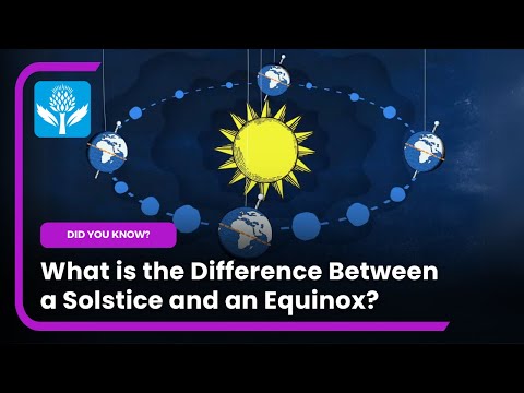 What is the difference between a solstice and an equinox?