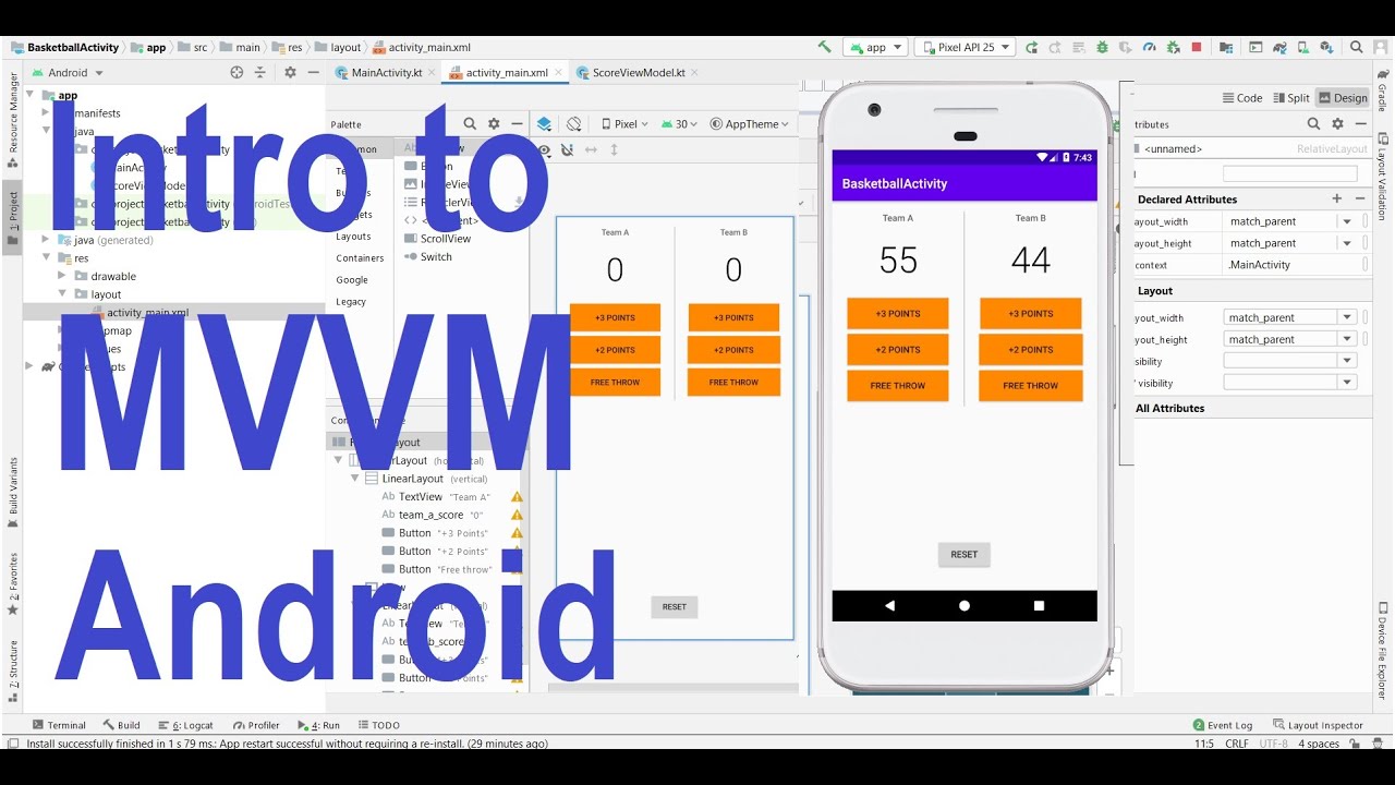 Introduction to MVVM on Android - Tutorial - Learn Android Architecture Patterns
