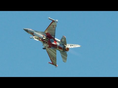 Danish F-16AM Solo Display - RIAT 2024