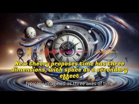 New theory proposes time has three dimensions, with space as a secondary effect