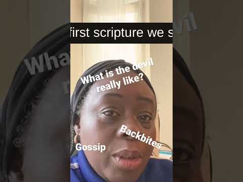 What is the devil really like? #Gossip #backbiting #scripture #iampowermamatv