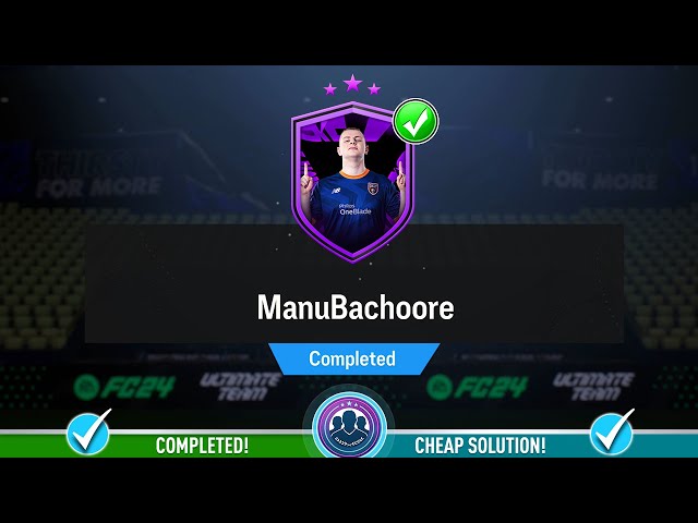 EA FC 24 ManuBachoore SBC: How to complete, expected cost, and more
