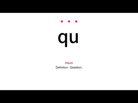 How to pronounce qu - Vocab Today