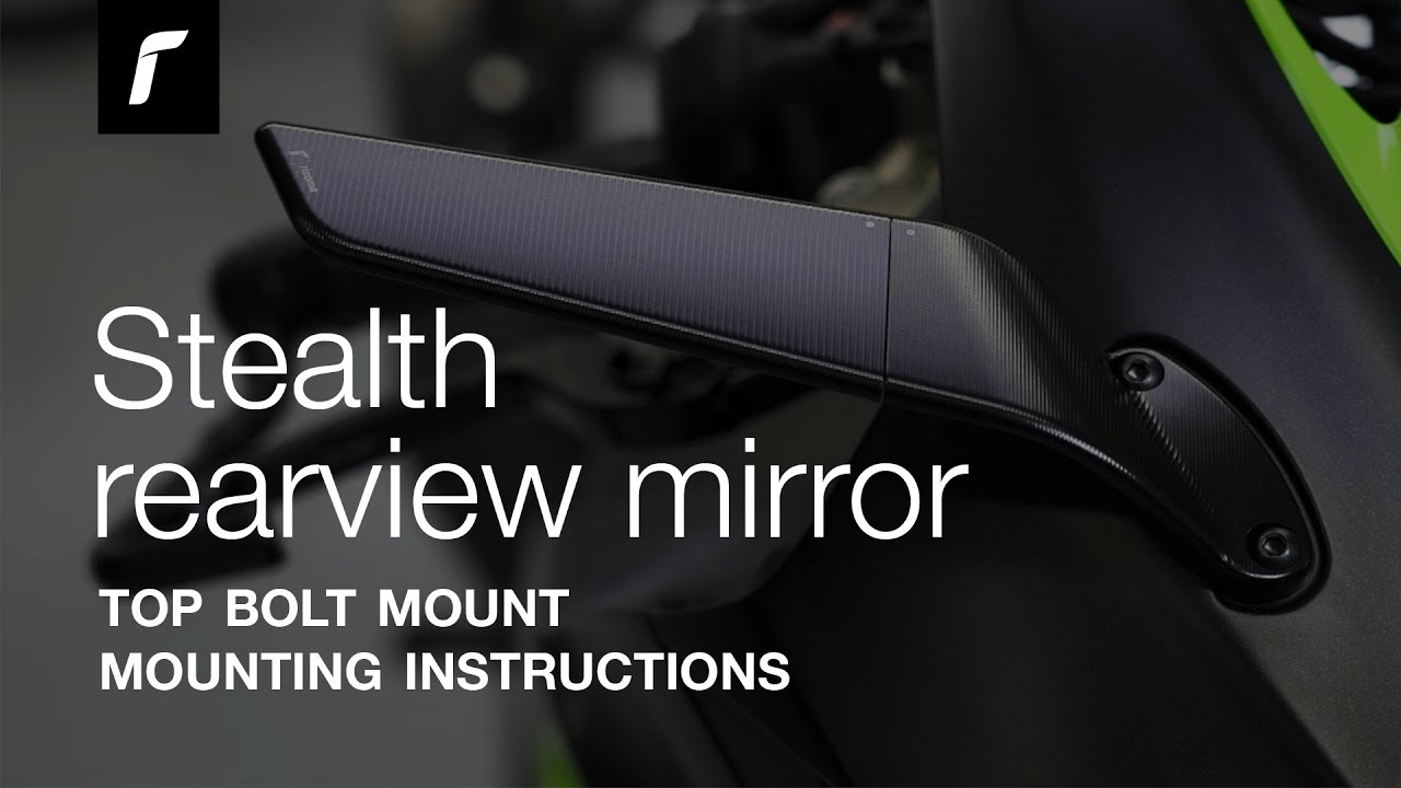 Stealth rearview mirror top bolt mount mounting instructions
