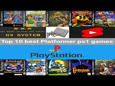 Top 10 best Platformer ps1 games #Shorts